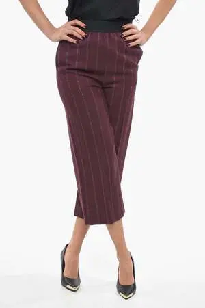 Stella McCartney Cropped Trousers - Violet