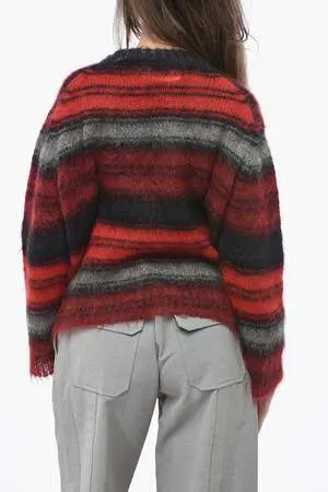 Dior Unbalanced Striped Sweater