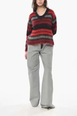 Dior Unbalanced Striped Sweater
