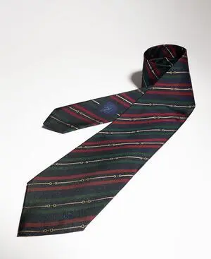 Gucci Horsebit Interlocking G Tie
