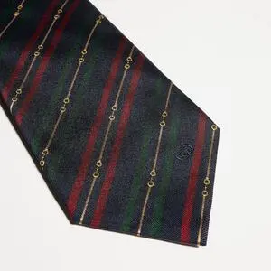 Gucci Horsebit Interlocking G Tie