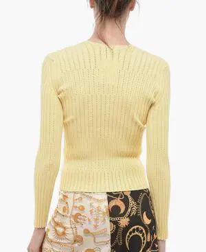 AERON Ribbed-knit V-neck Jumper