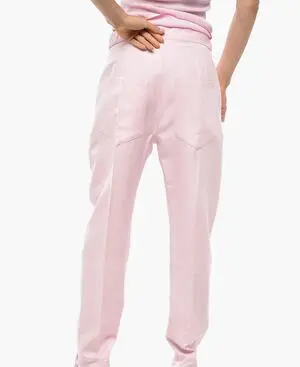 SETCHU Button-hem Tailored Trousers