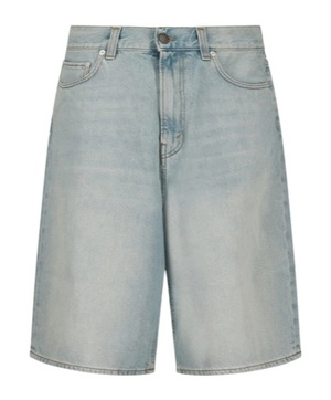 HAIKURE Denim Bermuda Shorts - Gray