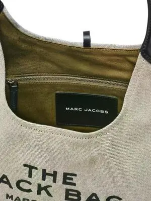 Marc Jacobs The Leather-trim Canvas Belted Sack Bag Tote Bag