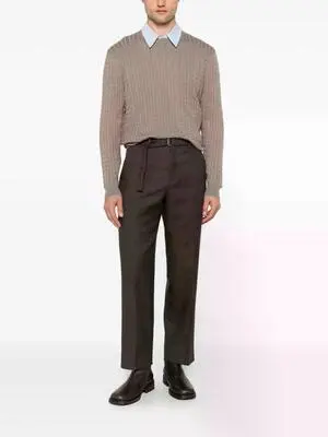 DIKTAT Cable-knit Sweater - Neutrals