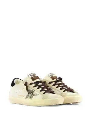 GOLDEN GOOSE Superstar Leopard-print Sneakers
