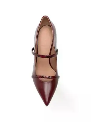 MALONE SOULIERS Maureen Snake-effect Pumps