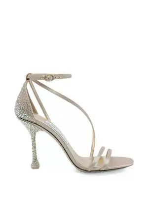 JIMMY CHOO Zelia Crystal-embellished Sandals