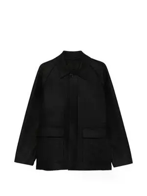 Harris Wharf London Concealed-fastening Short Coat - Black