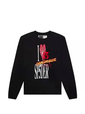 SP5DER Souvenir V2 Long-sleeve T-shirt - Black