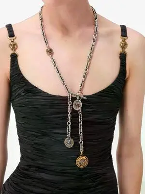 Versace Medusa '95 Charm Necklace - Silver