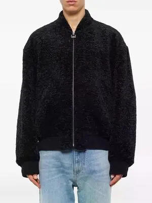 WOOYOUNGMI Textured Bomber Jacket