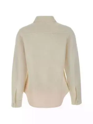 Aspesi Wool Beaver-effect Shirt - Neutrals