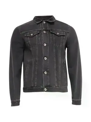 Brunello Cucinelli 2020s Button-up Denim Jacket - Grey