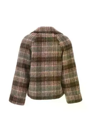 KAOS Double-breasted Checked Jacket