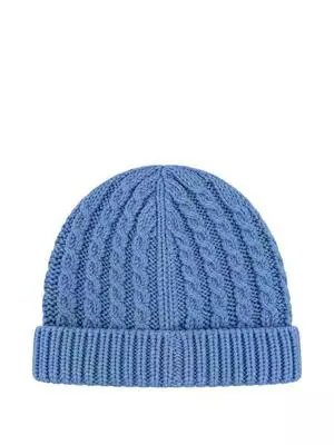 GRAN SASSO Cable-knit Beanie Hat