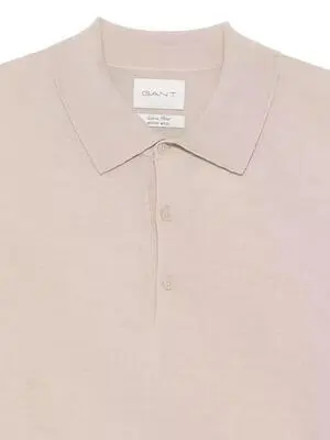 Gant Long-sleeve Wool Polo Shirt