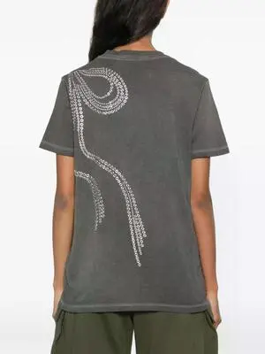 Blumarine Eyelet-embellished T-shirt