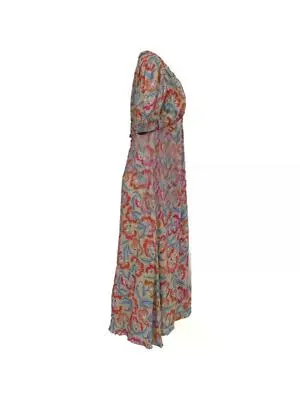 Saloni Lea Printed Midi Dress