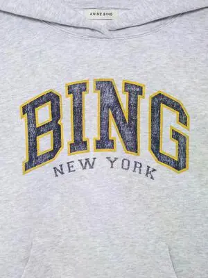 ANINE BING Harvey Logo-print Hoodie