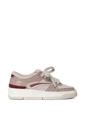 D.a.t.e. Torneo Panelled Leather Sneakers - Pink