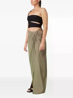 Gauge81 Paita Gathered Draped Maxi Skirt