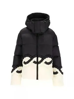 RAXXY Ruffled Padded Jacket - Black
