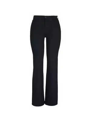 NILI LOTAN Celia High-waisted Flared Jeans - Black