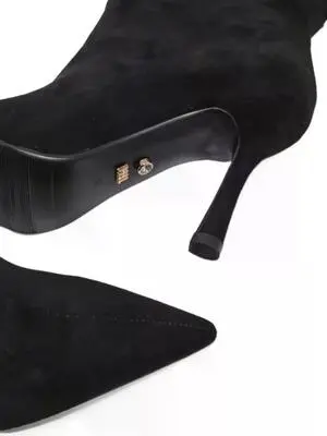TWENTY FOURHAITCH Ruched Pointed-toe Boots