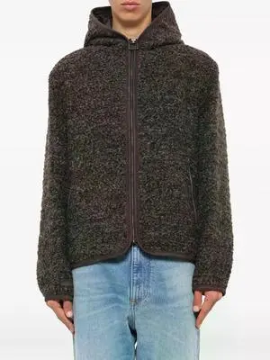 WOOYOUNGMI Hairy Hooded Jacket