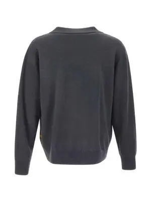 G-star Raw Long-sleeved Polo-collar Sweater - Blue