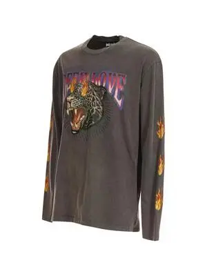 Just Cavalli Graphic-print Long-sleeve T-shirt