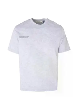 PANGAIA Text-print Cotton T-shirt - Grey