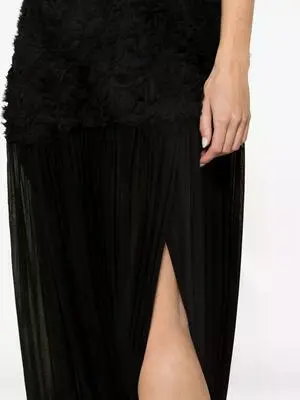 Simkhai Aloura Floral-appliqué Midi Dress