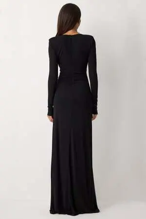 Ramy Brook Martini Jersey Plunging Gown
