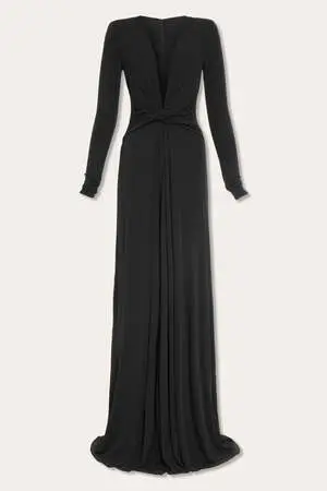 Ramy Brook Martini Jersey Plunging Gown