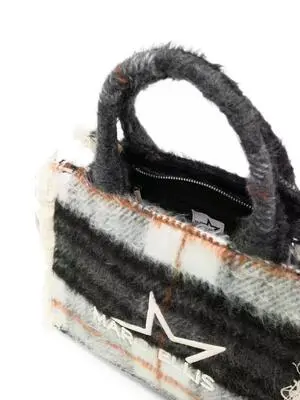 MARC ELLIS M Buby Plaid Tote Bag