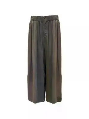 UMA WANG Pleated Wide-leg Trousers - Grey