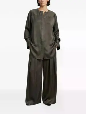 UMA WANG Pleated Wide-leg Trousers