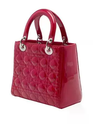 Dior 2012 Medium Patent Cannage Lady Satchel