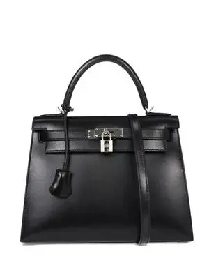 Hermès 2007 28 Kelly Sellier Handbag - Black