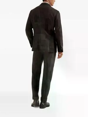 Brunello Cucinelli Check-pattern Single-breasted Suit