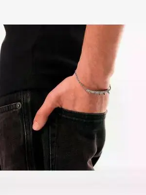 DIESEL® Stainless Steel Id Bracelet