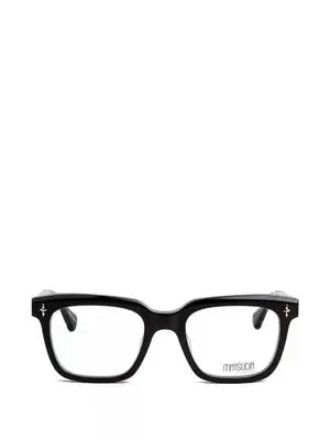 Matsuda M1043 Square-frame Glasses - Black