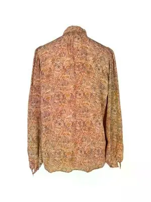 Dior Floral-print Blouse - Brown