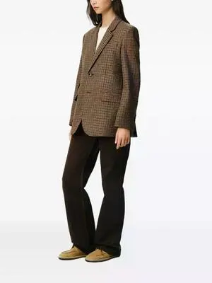 AMI Paris Single Breasted New Wool Blazer