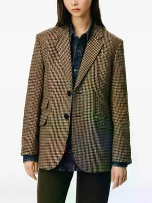 AMI Paris Single Breasted New Wool Blazer