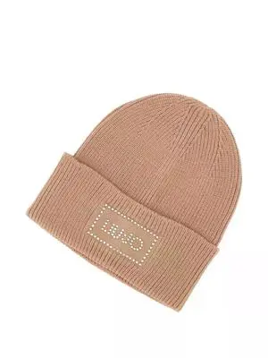 Liu Jo Rhinestone-embellishment Beanie Hat - Brown