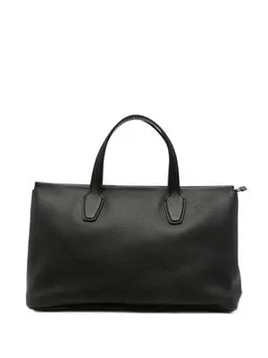 THE ROW Marcel Grainy-leather Tote Bag - Black